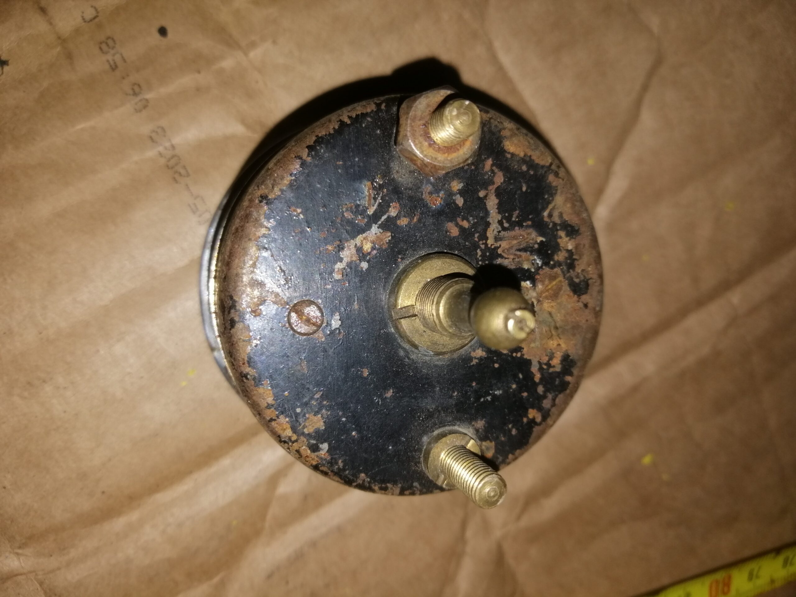 Wskaznik paliwa/benzinuhr 28Ltr.–Audi typ P (?) 28 l;iter –ca. 1928 ...